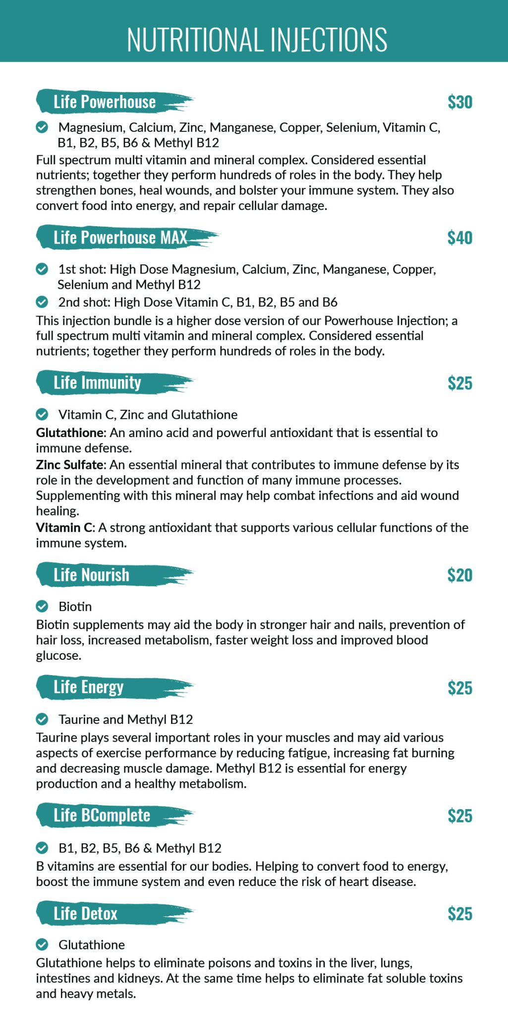Nutrient Injections | Boost Immunity & Energy